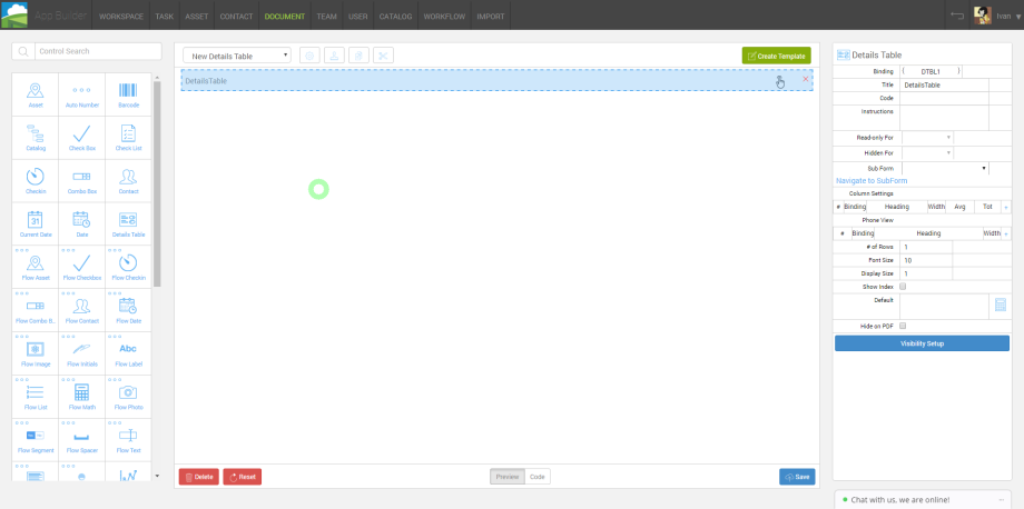 Details Table – Field Squared Documentation