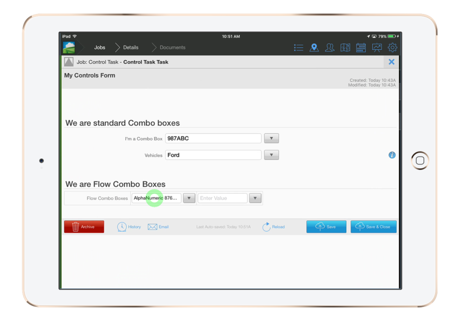 Combo Boxes – Field Squared Documentation